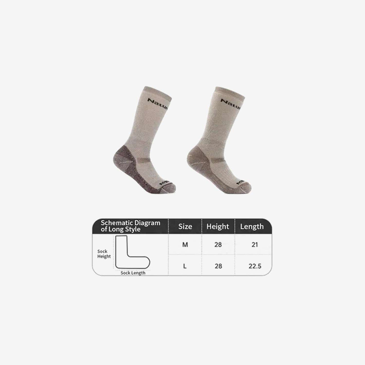 Merino Wool Snow Socks – Naturehike